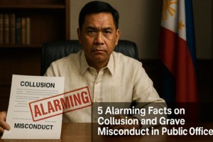 Collusion and Grave Misconduct by Public Officers and Employees