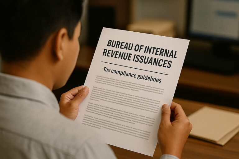 Definitions of Various Bureau of Internal Revenue Issuances